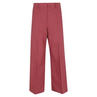 Max Mara Zircon Wide Hosen - - Trousers - Damen - Rot - 2XS
