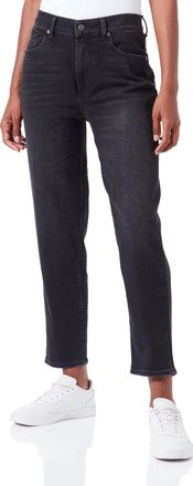 7 For All Mankind Damen Malia Luxe Vintage Jeans, Schwarz, 23W / 23L EU