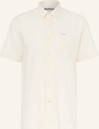 Barbour Kurzarm-Hemd Kingswood Relaxed Fit weiss
