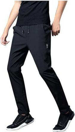 Generic Jogging Homme Pantalon Jogging Homme Pantalon Survetement Homme Confortable Classique - Pantalon Homme Droit Slim D&eacute;contract&eacute; Extensible S&eacute;chage Rapid