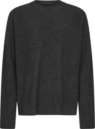 Uma Wang UMA Wang, Homme, Pulls, Gris, Taille: XL Pull col rond c&ocirc;tel&eacute;