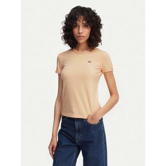 Lacoste T-Shirt TF5289 Hellorange Slim Fit