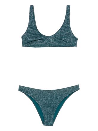 Os&eacute;ree scoop-neck bikini - Blau