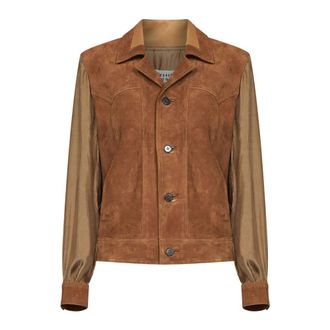 Maison Margiela Leather Jackets - - Jackets - Damen - Braun - XS