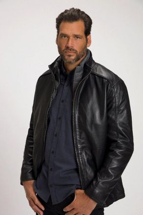 JP1880 Lederjacke Lederjacke Leder Lammnappa Zipper