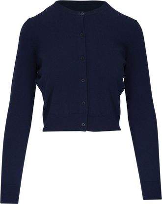 Carolina Herrera Cropped-Cardigan - Blau
