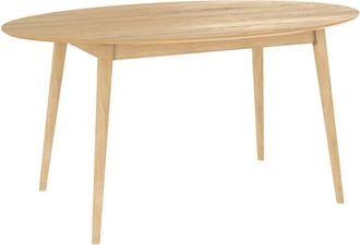 Rendez-Vous D&eacute;co Rendez-vous D&eacute;co - Table ovale 6 personnes en bois clair 150 cm - eddy