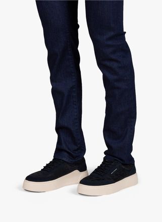 A|X Armani Exchange Baskets basses en tissu technique