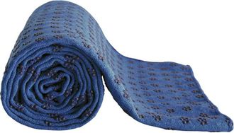 ShiFan Yogatuch Rutschfestes Saugf&auml;higes Yogamattentuch Mit Tragetasche F&uuml;r Hei&szlig;es Yoga Pilates Training Blau