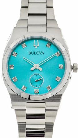 Bulova Femme, Accessoires, Bleu, Taille: ONE Size Watches