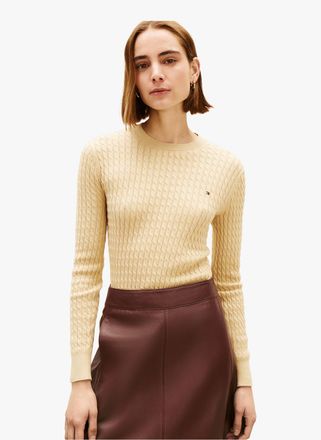 Tommy Hilfiger Pull torsad&eacute; en coton