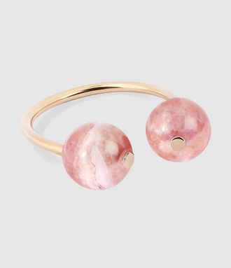 Ginette NY Bague Bubble Rhodochrosite