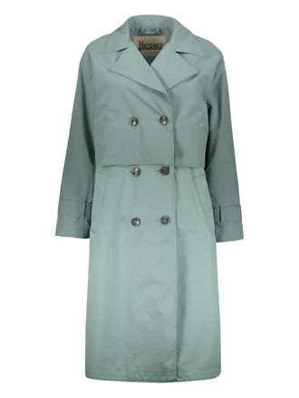 Herno manteau &agrave; design superpos&eacute; - Vert
