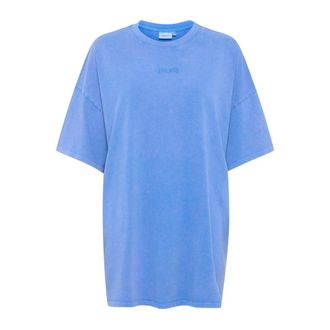 Gestuz Femme, Tops, Bleu, Taille: 38 FR Oversize Tee Palace Blue