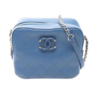 Chanel Sac bandouli&egrave;re vintage doccasion - Femme - Pre-owned - Bleu - Taille: ONE Size