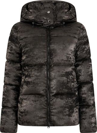 Moorer Veste Melita &agrave; Capuche - Femme - Vestes - Brun - Taille: 36 FR