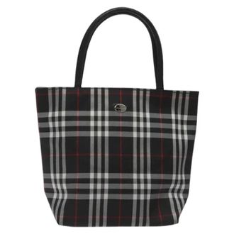 Burberry Pre-owned Nylon sacs-main - Femme - Pre-owned - Noir - Taille: ONE Size
