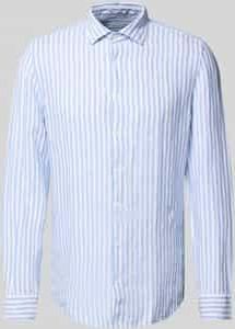 Seidensticker Slim Fit Leinenhemd aus reinem Leinen mit Kentkragen