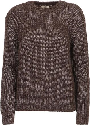 Herno Femme, Pulls, Brun, Taille: 38 FR Pull &agrave; manches longues, confectionn&eacute;