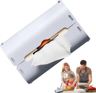 Generic Saugbecher -Gewebespender, Tissue -Box -Halter Organisator - Sauggewebe -Boxhalter Wandh&auml;nger Gewebespender f&uuml;r Badezimmer - Schneller Zugangspender f