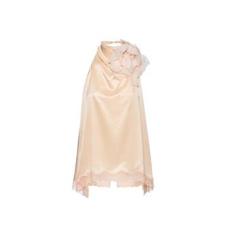 Magda Butrym Blouse satin&eacute;e &agrave; nouer en soie