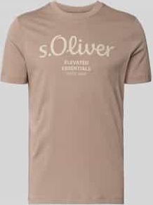 s.Oliver Red Label Regular Fit T-Shirt aus reiner Baumwolle