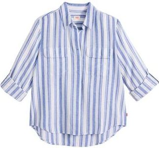 Levi's Chemise droite ray&eacute;e &agrave; col ouvert