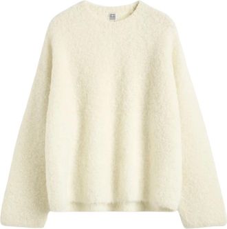 Toteme Femme, Pulls, Beige, Taille: 40/42 FR Maille Boucl&eacute; Boxy