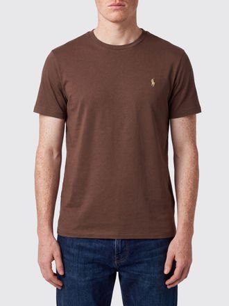 Polo Ralph Lauren Slim Fit Baumwoll-T-Shirt mit gesticktem Logo und Rundhalsausschnitt