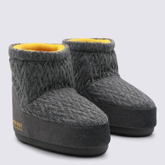 Moon Boot Womens Grey _cover Tex Sole El