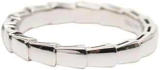 Bulgari Ring - 18K White Gold Serpenti Viper Ring - Gr. ONE SIZE - in Silber - f&uuml;r Damen