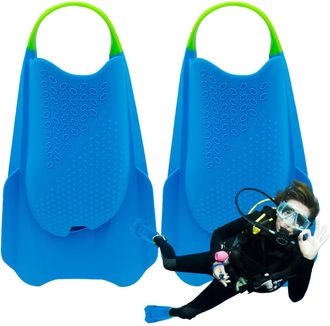 Generic Schwimmflossen | Offener Absatz Silikonflossen, leichte Tauchen Flipper, f&uuml;r M&auml;nner Frauen Anf&auml;nger Strand Meer Schnorcheln Training Tauchen Schwimmba
