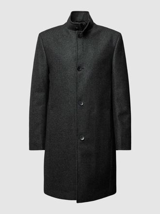 Calvin Klein Mantel aus Woll-Mix mit Stehkragen