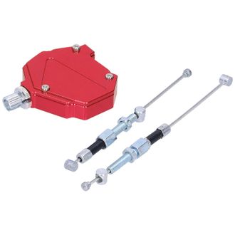 Generic Motorrad-Stunt-Zugkabelhebel, CNC-Aluminium-Ersatz f&uuml;r Motorr&auml;der, Rot (C(rot))