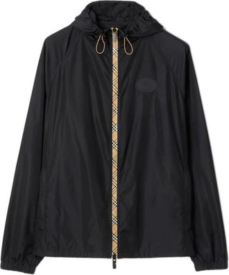 Burberry Homme, Vestes, Bleu, Taille: L EKD Badge Nylon Jacket