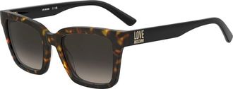 Moschino Femme, Accessoires, Brun, Taille: 51 MM Mol091/S Lunettes de soleil