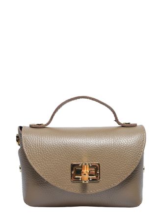 Anna Luchini Beige Rindsledertasche