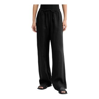 Marc O'Polo High-Waist Wide-Leg Hosen - - Trousers - Damen - Schwarzk - L