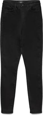Vero Moda Vero Moda Femme Vmsandra SHR Skinny Black Noos Jeans, Schwarz, XXL EU