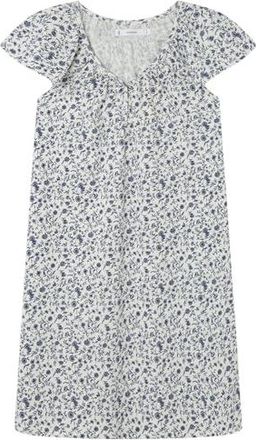 Women'secret Manga Larga Camisón Corto Colección Multilicense Cottage Chemise de Nuit, Kaki Moyen, XL Femme