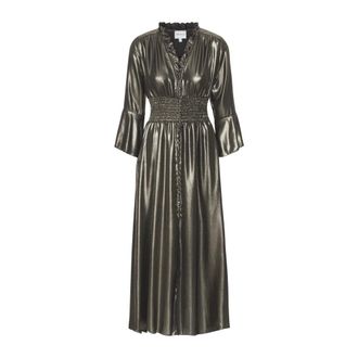 Americandreams Americandreams, Femme, Robes, Noir, Taille: 40 FR Sally Long Shimmer Dress