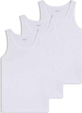 BOSS Herren 3p Co Tank Top, New - White100, XL EU