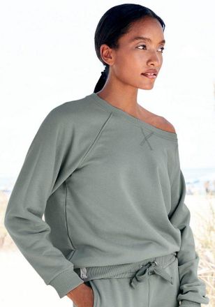 Lascana Sweatshirt aus organischer Baumwolle, Loungewear