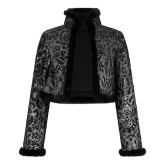 Moschino Damen, Jacken, Schwarzk, XSGr&ouml;&szlig;e