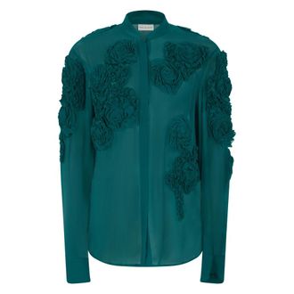Dries Van Noten Blusen & Shirts - - Blouses & Shirts - Damen - Gr&uuml;n - L