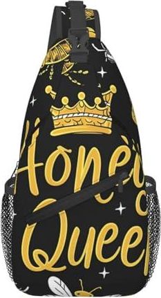 Generic Sac &agrave; dos de voyage &agrave; bandouli&egrave;re motif abeille ail&eacute;e blanche pour homme