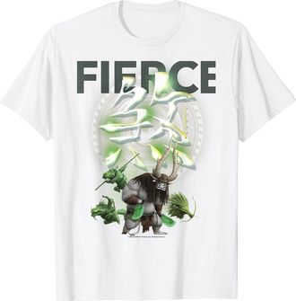 Kung Fu Panda 3 Kai Fierce Action Portrait Logo T-Shirt