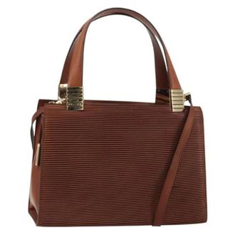 Celine Sac &agrave; main vintage Pre-owned - Femme - Pre-owned - Brun - Taille: ONE Size