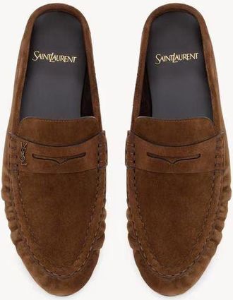 Saint Laurent E26 Mule - Caramel