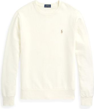 Ralph Lauren Unifarbenes Sweatshirt mit Poloreiter-Stickerei in